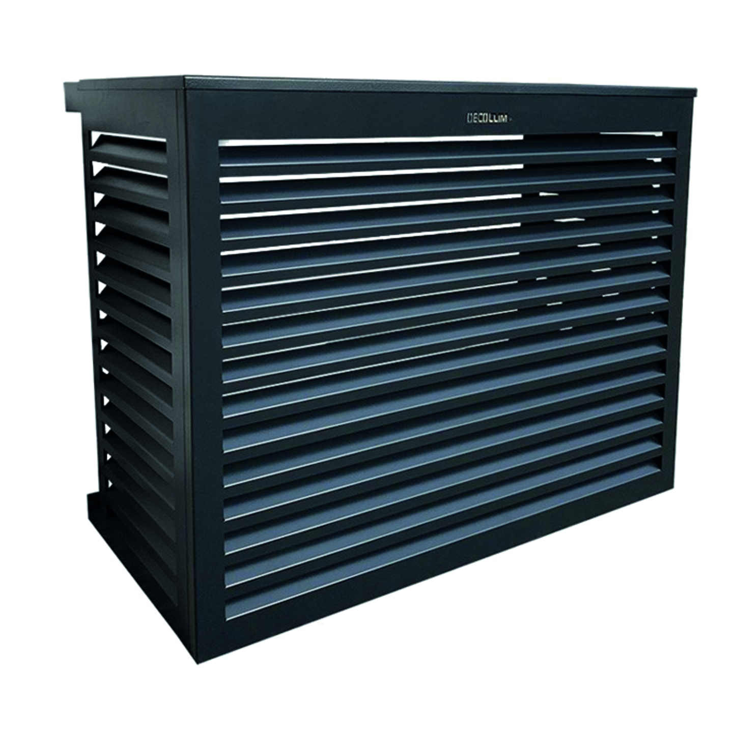 DECOCLIM - Cache climatiseur en aluminium Taille L Anthracite RAL 7016