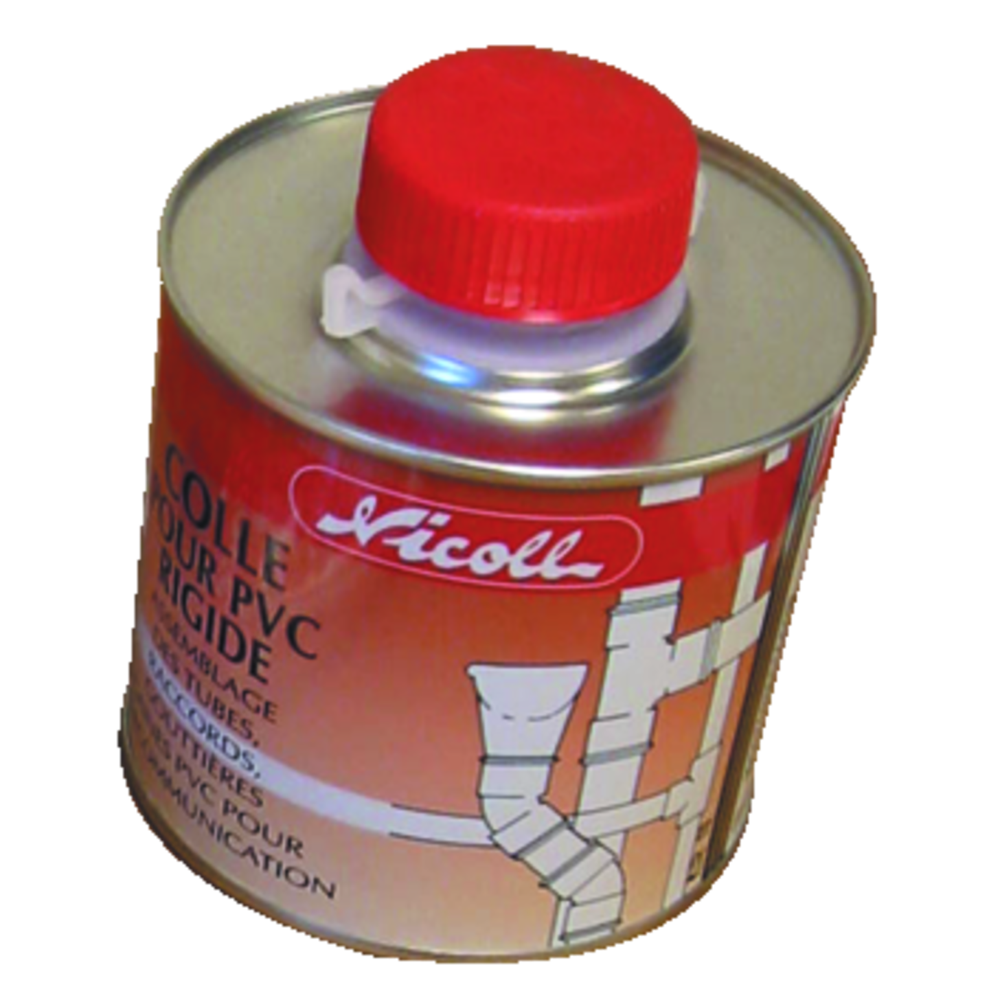 NICOLL - Colle PVC blanc pot 500 g