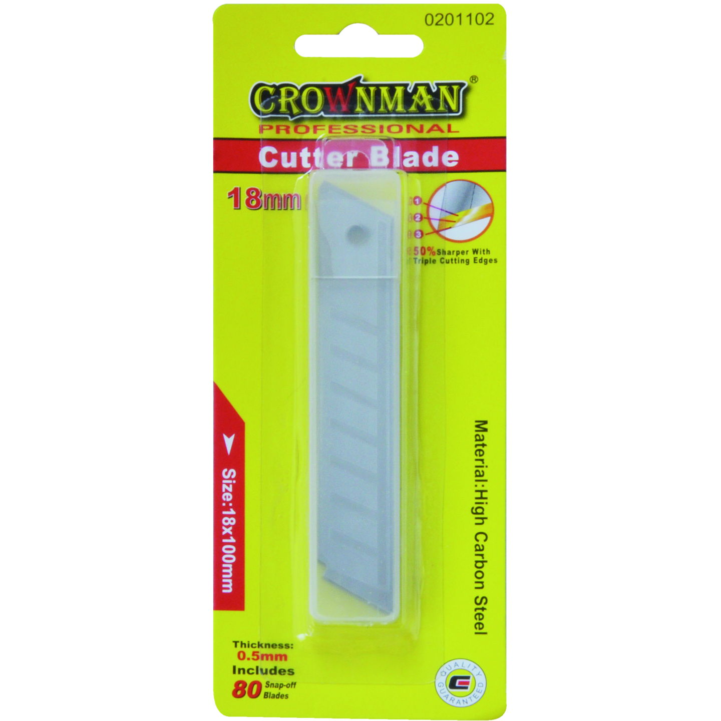 Lames cutter 18x100 mm