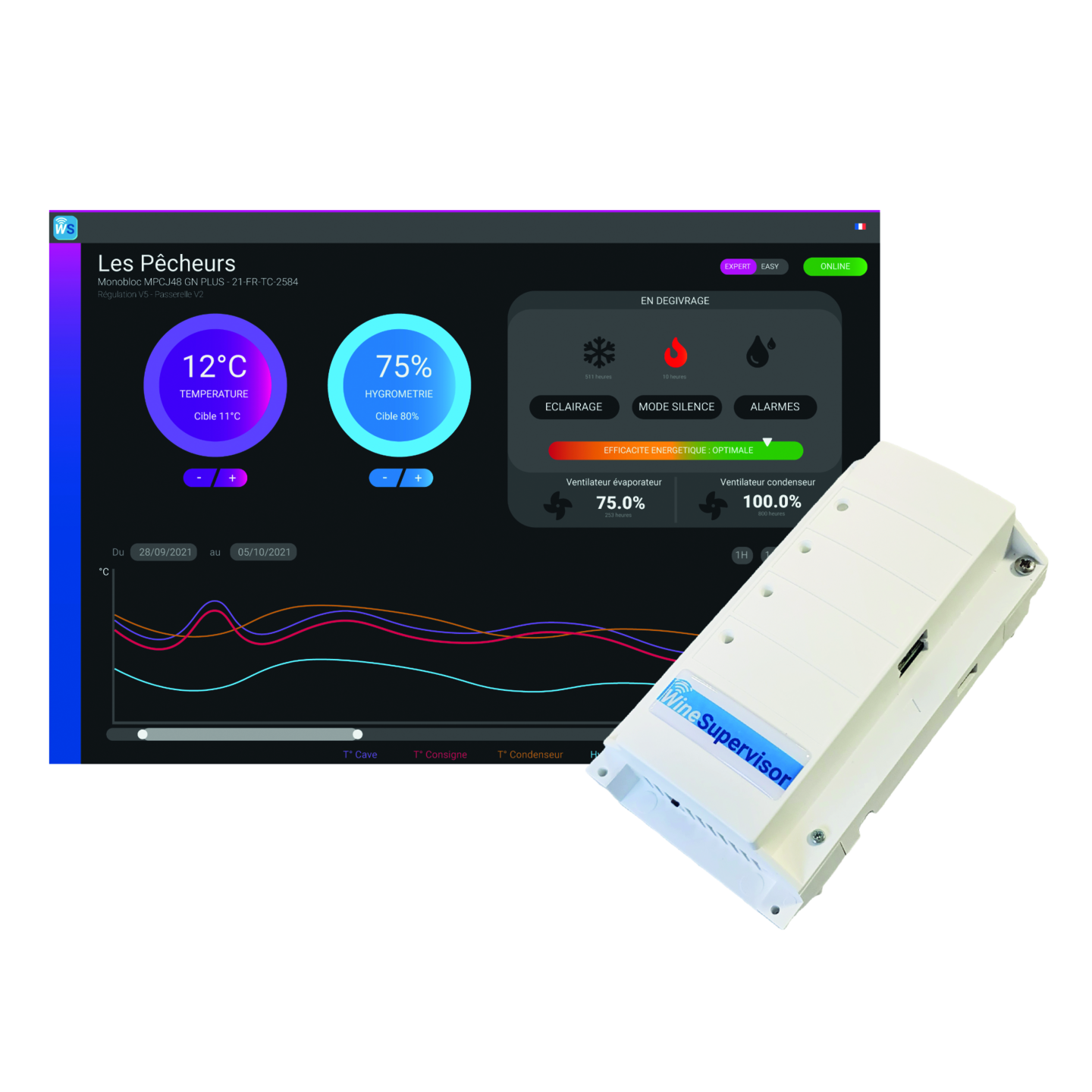FRIAX - Kit WineSupervisor 3 Version connectée