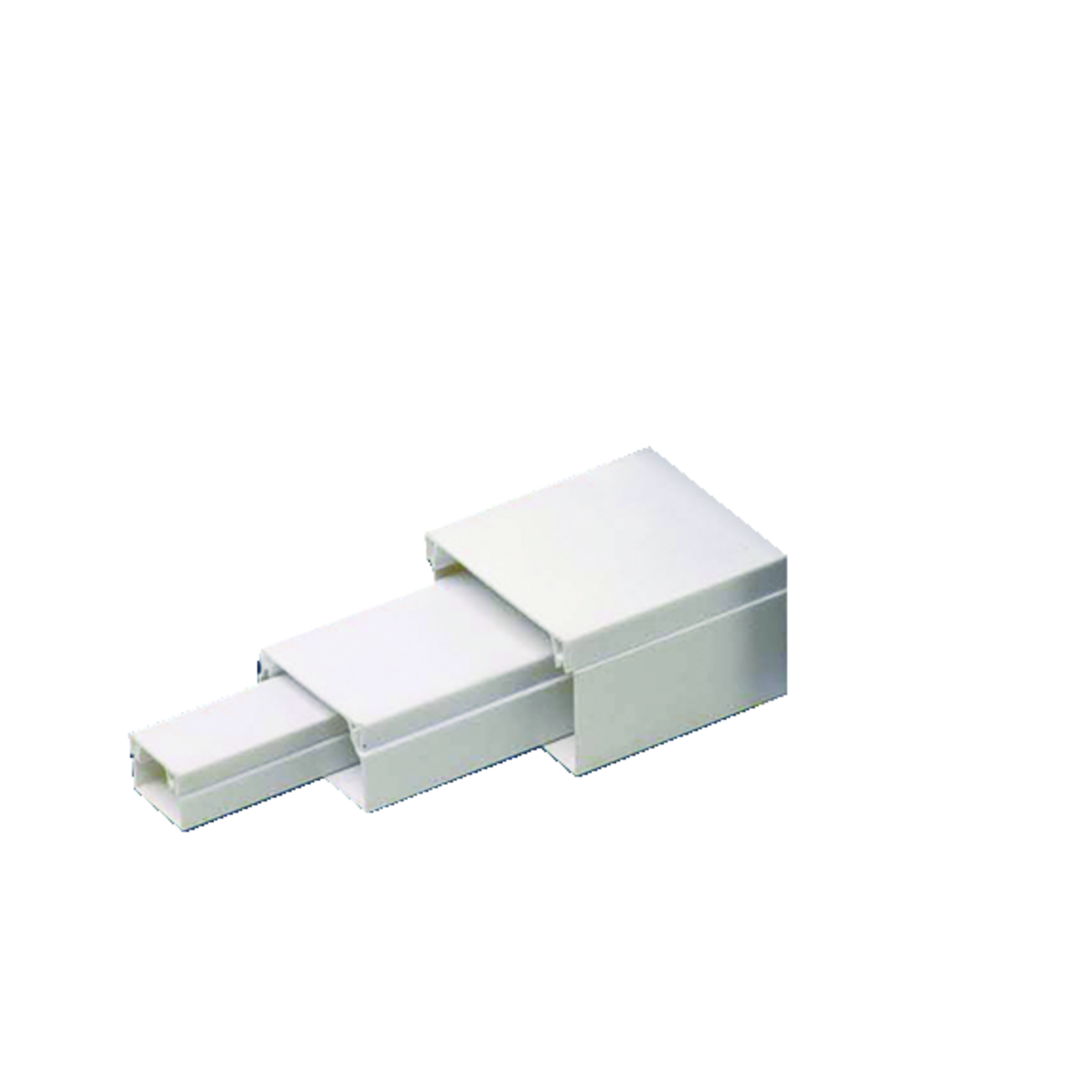 Goulotte PVC blanche 24x14 mm